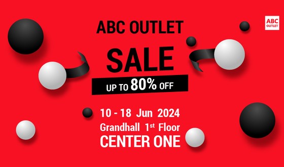 👉ABC OUTLET ลดแบบตะโกน‼️ สูงสุด 80%🔥🔥