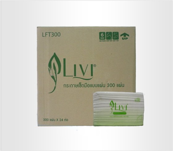 LIVI interfold hand towel 1 ply