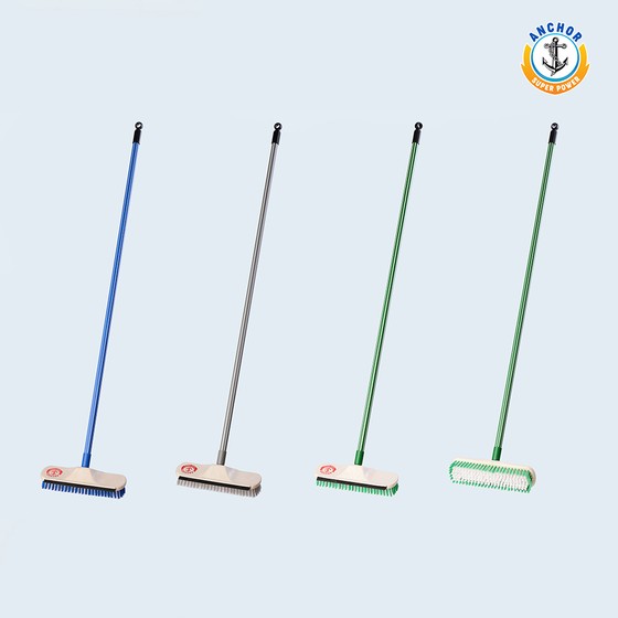 Anchor Super Big Broom with Steel Handle and squeegee for large area ...
