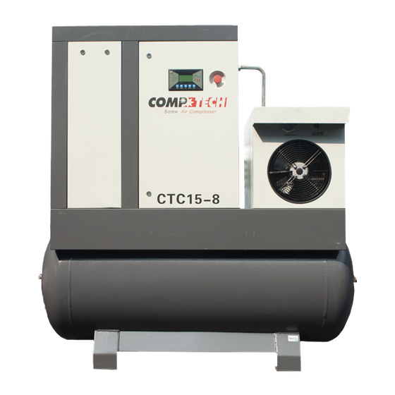 ปั๊มลมสกรู COMPTECH แบบCOMPLETE SET 15HP