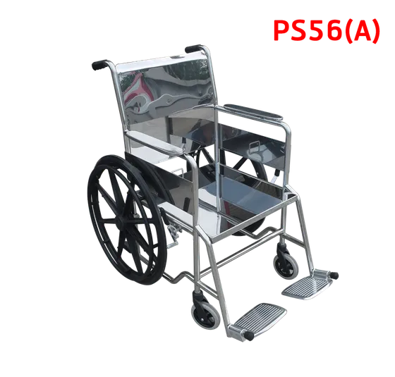 PS56(A) รถเข็นผู้ป่วยสแตนเลส