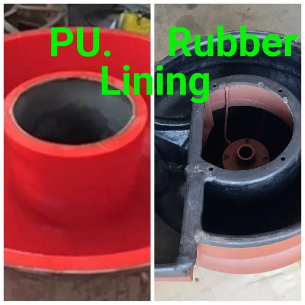 รับเคลือบ ยางดำ & PU. ถังขัด (Polyurethane & Rubber Lining)