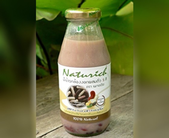 น้ำข้าวกล้องงอกผสมถั่ว 5 สี Naturich