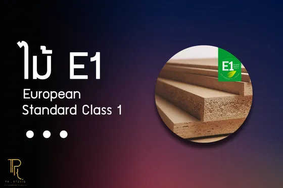 ไม้ E1 (European Standard Class 1)