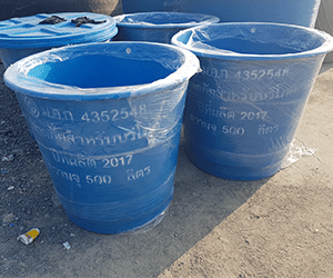 ถังเก็บน้ำทรงแก้วและทรงแอ๊ปเปิ้ล | Cone & Apple shape FRP Tank