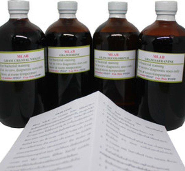 Gram Stain Set 4 x 450 ml.