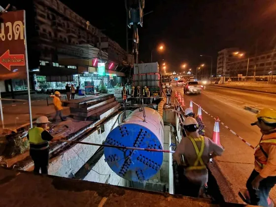 Underground cable system for MRT Yellow Line