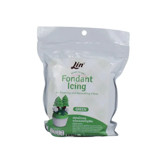 LIN Fondant Icing สีเขียว