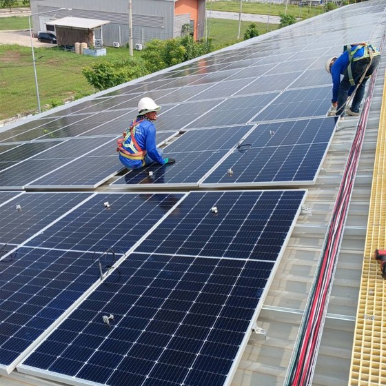 SOLAR ROOF TOP โรงงาน SCG PHASE2 จังหวัดสระบุรี