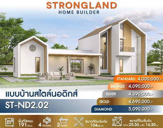 แบบบ้านสไตล์นอร์ดิก ST-ND2.02
