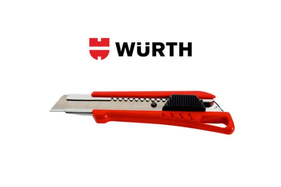 คัตเตอร์ AUTO LOCK 18mm WURTH