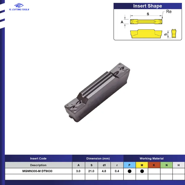 เม็ดมีดคาร์ไบด์ MGMN300-M DT9030