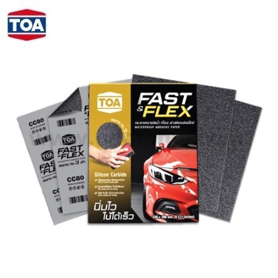 กระดาษทรายน้ำ TOA FAST & FLEX
