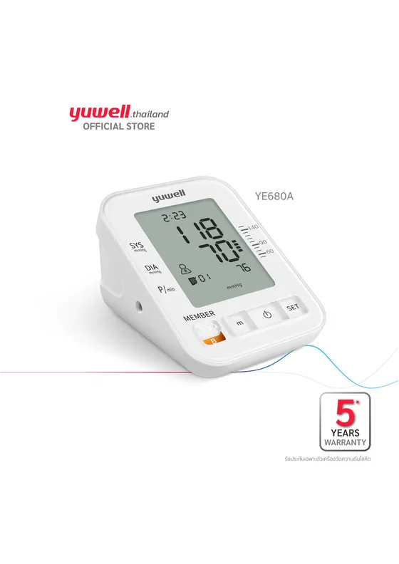 Electronics Blood pressure monitor Brand Yuwell Model YE680A