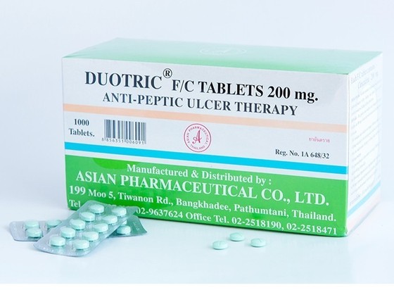 DUOTRIC 200 mg 100x10'T