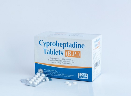 CYPROHEPTADINE 4 mg 100x10'T