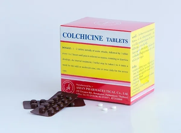 COLCHICINE 0.6 mg 50x10'T