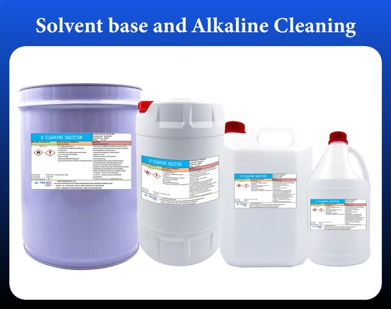 Solvent base and Alkaline Cleaning