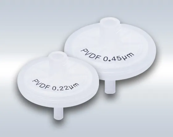 Hydrophilic PVDF (Polyvinylidene Fluoride) Syringe Filter