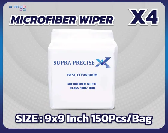 SUPRA PRECISE S MICROFIBER WIPER X4-9*9 INCH