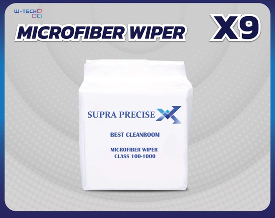 SUPRA PRECISE CLEANROOM MICROFIBER WIPER X9