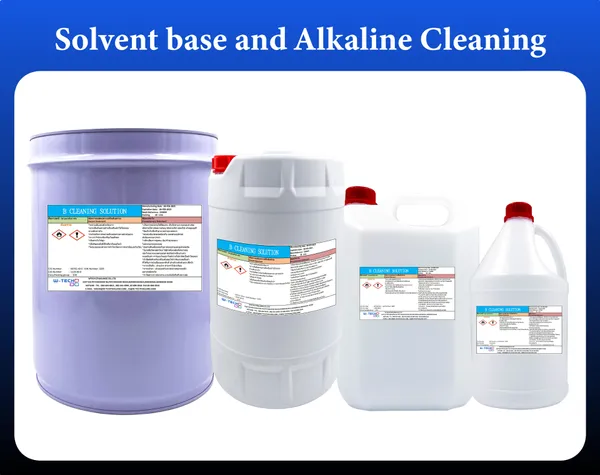 Solvent base and Alkaline Cleaning